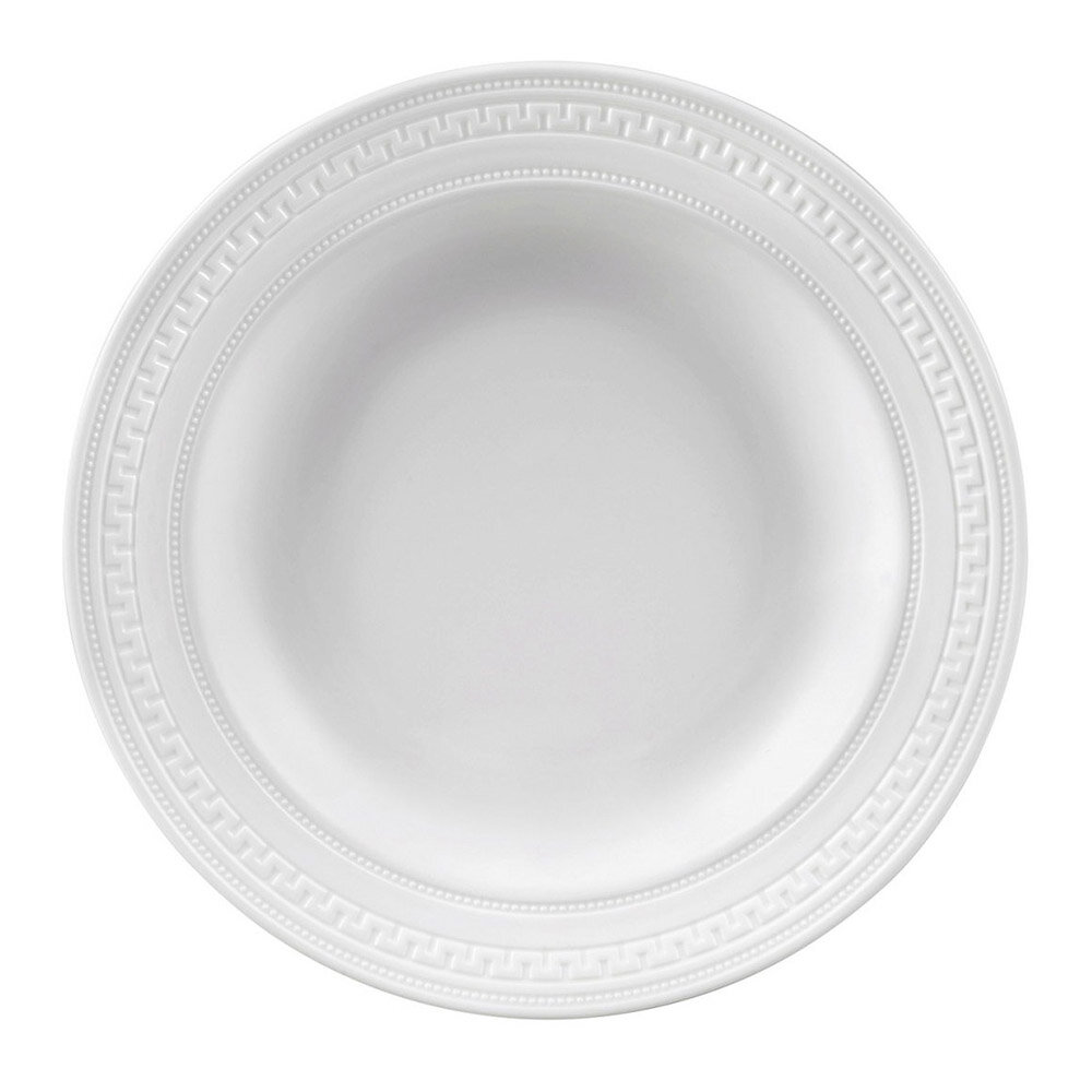 Тарелка суповая Intaglio 23 см материал фарфор, цвет белый, Wedgwood, WGW-5C104005105