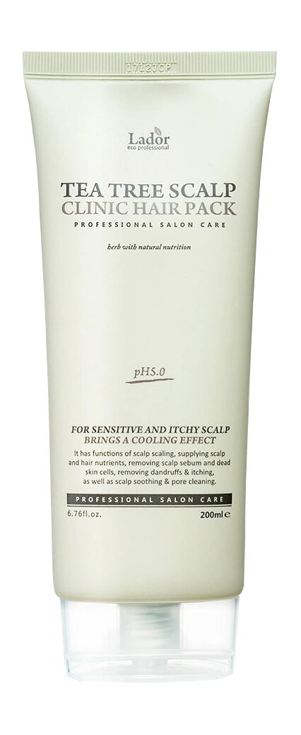 LA`DOR Маска для кожи головы Tea Tree Scalp Clinic Hair Pack с чайным деревом, 200 мл
