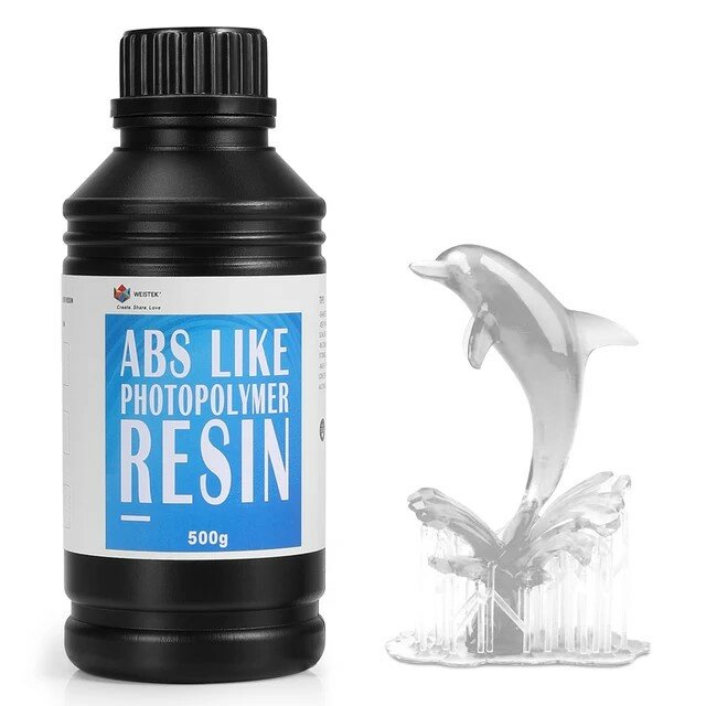 Фотополимерная смола WEISTEK ABS LIKE Resin для 3D принтера 500 мл. Белая