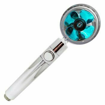 Лейка для душа с вентилятором 1/2' один режим, Голубой