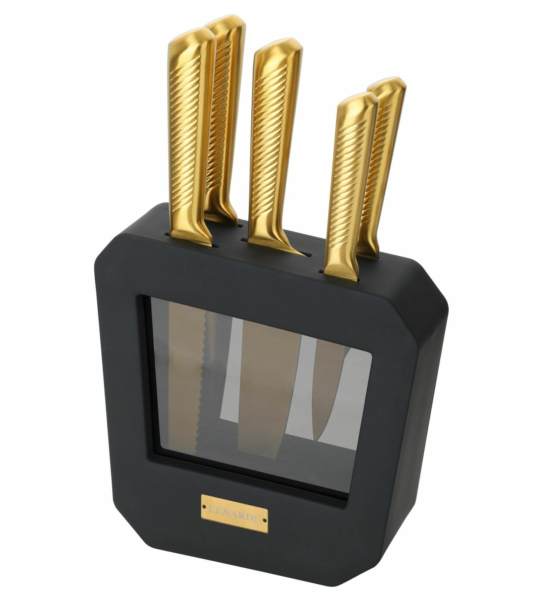 Набор ножей 5 пр. на подставке