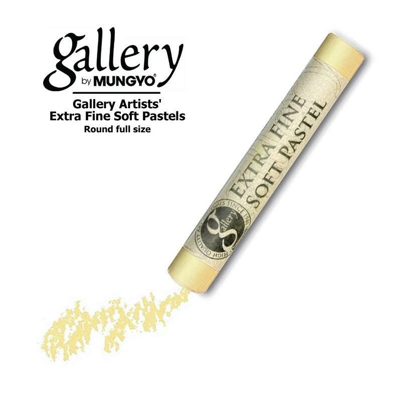 Сухая пастель MUNGYO Пастель сухая мягкая круглая Mungyo GALLERY Extra Fine Soft, 147 Желтая охра светлая