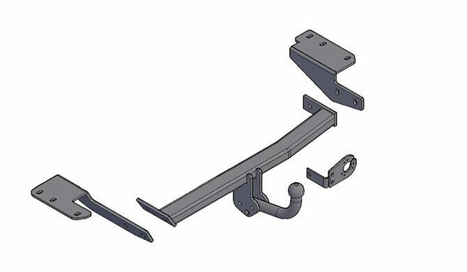 Фаркоп для Great Wall Hover Н6 4 WD (СС 6460RМ21) с 2013 г. в. (без электрики) (паспорт и сертификат) Трейлер.8121