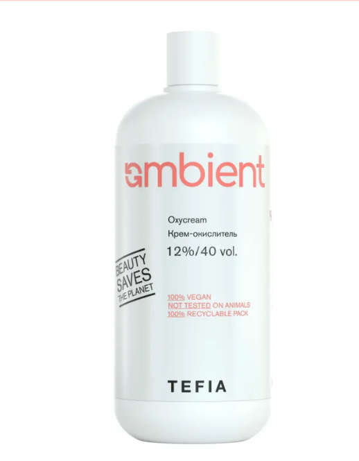 Крем-окислитель для окрашивания волос 12% / 40 vol, AMBIENT TEFIA 900мл