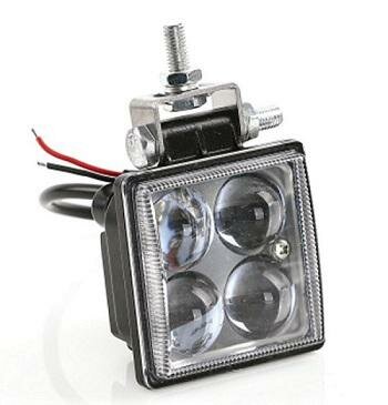 Фара светодиодная (квадратная) 12W 75х75х70 4D EPISTAR х4шт. 10-30V (YADA)