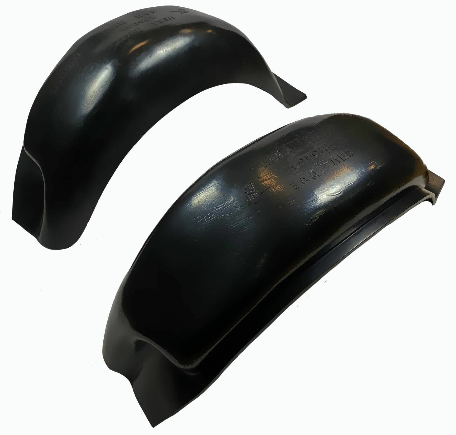 Подкрылки задние для ГАЗ 3302 соболь (Nevaplast), пластик 2 шт