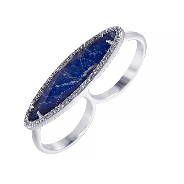 Кольцо, серебро, 925 проба