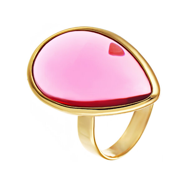 Кольцо, серебро, 925 проба, стекло