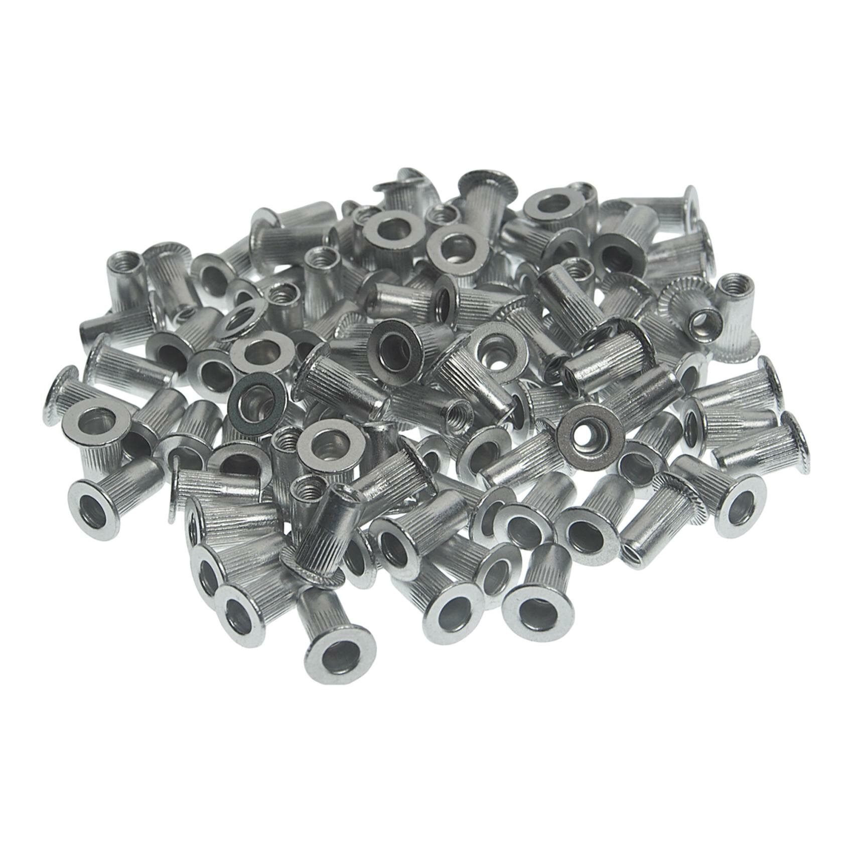 Набор резьбовых алюминиевых заклепок M3x0,5 (100шт) JTC-2063