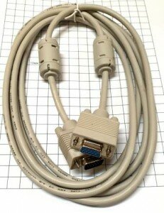 Кабель VGA удлинитель штекер (15 pin) - гнездо (15 pin) 3 метра