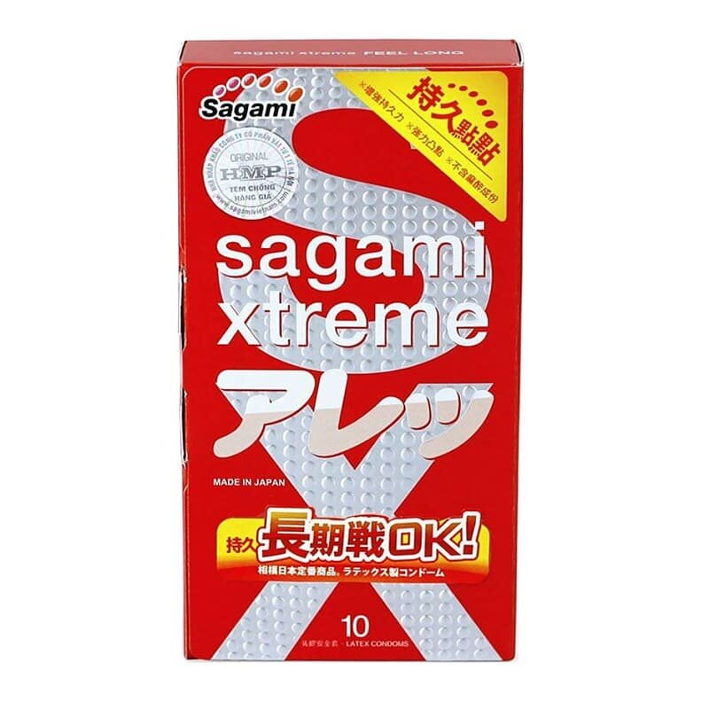 Презервативы «SAGAMI Xtreme Feel Long» №10 латексные анатомические