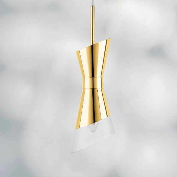 817012 Люстра STRATO 1х40W E14 золото, шт