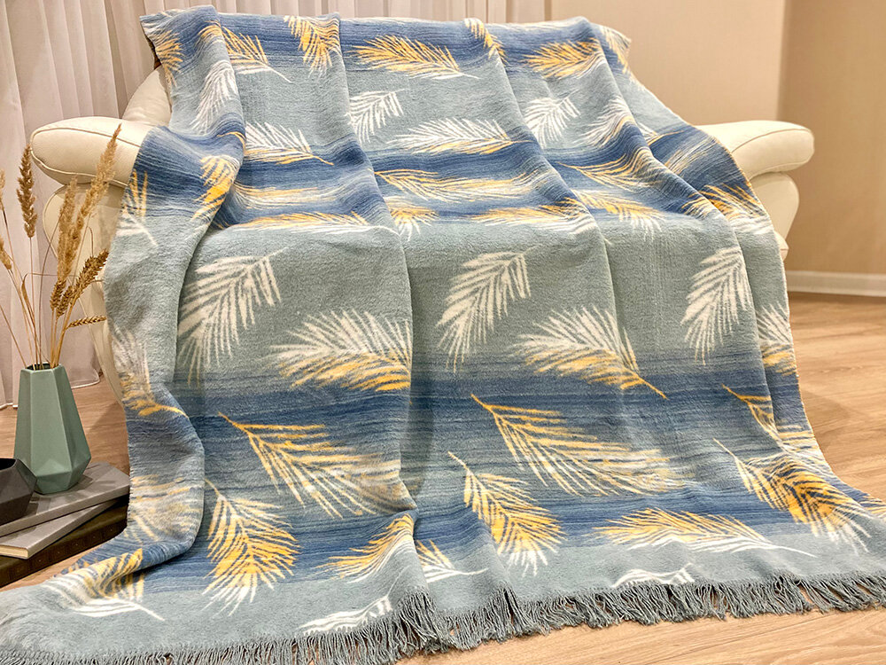 Плед Rajtex, Валенсия разноцветный, Хлопок, 150x200 см Маренго