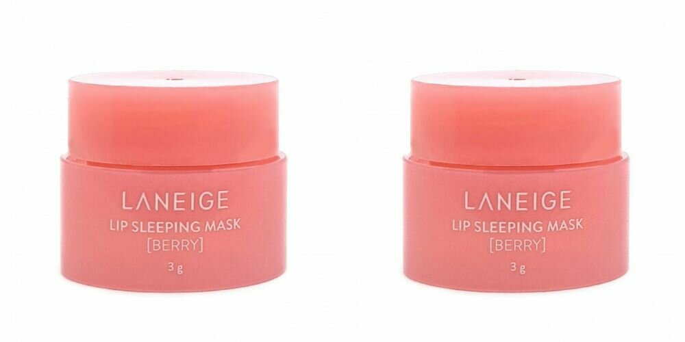 Laneige Маска для губ Lip Sleeping Mask - Berry(nfs), 3г, 2шт