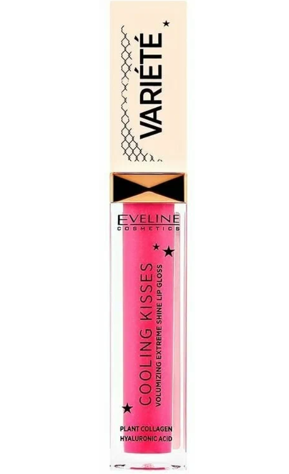 EVELINE COOLING KISSES Охлаждающий блеск для увеличения объема губ VARIETE №06 6,8мл