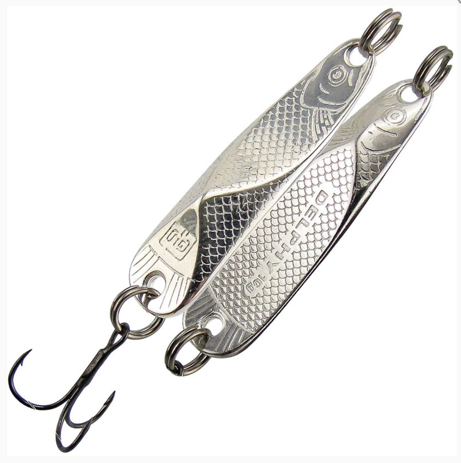 Блесна из латуни RB (Русская Блесна) Делфи 17г - 01, 57mm