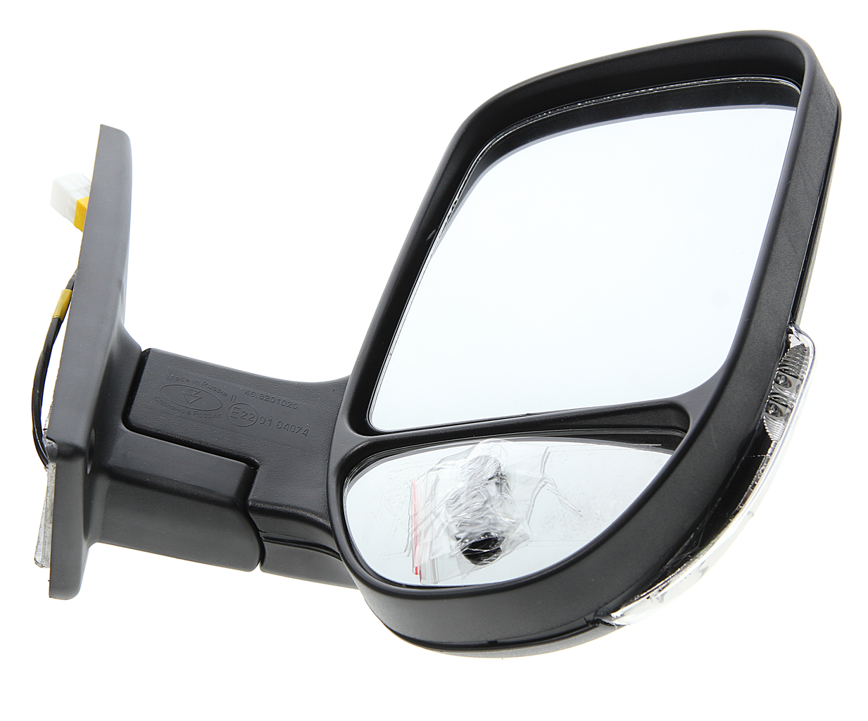 Зеркало боковое ГАЗ-3302 Бизнес правое с подогревом 12V 260x150 БОР