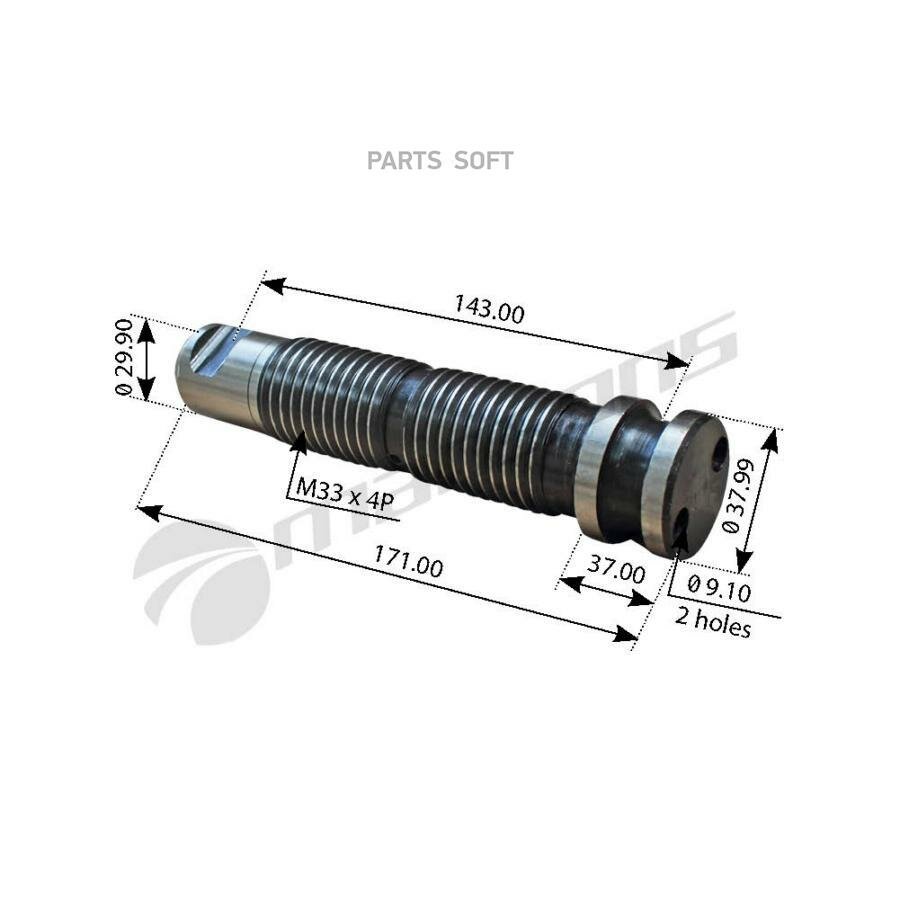 Болт рессоры Mansons арт. 900339