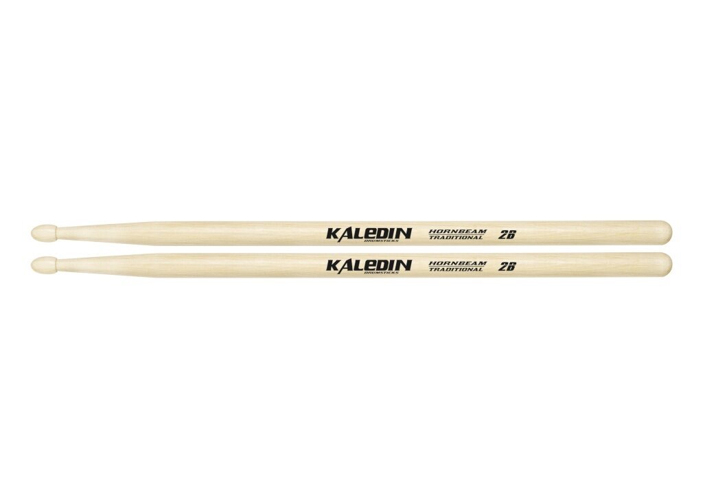Палочки барабанные Kaledin Drumsticks 7KLHB2B 2B, деревянный наконечник