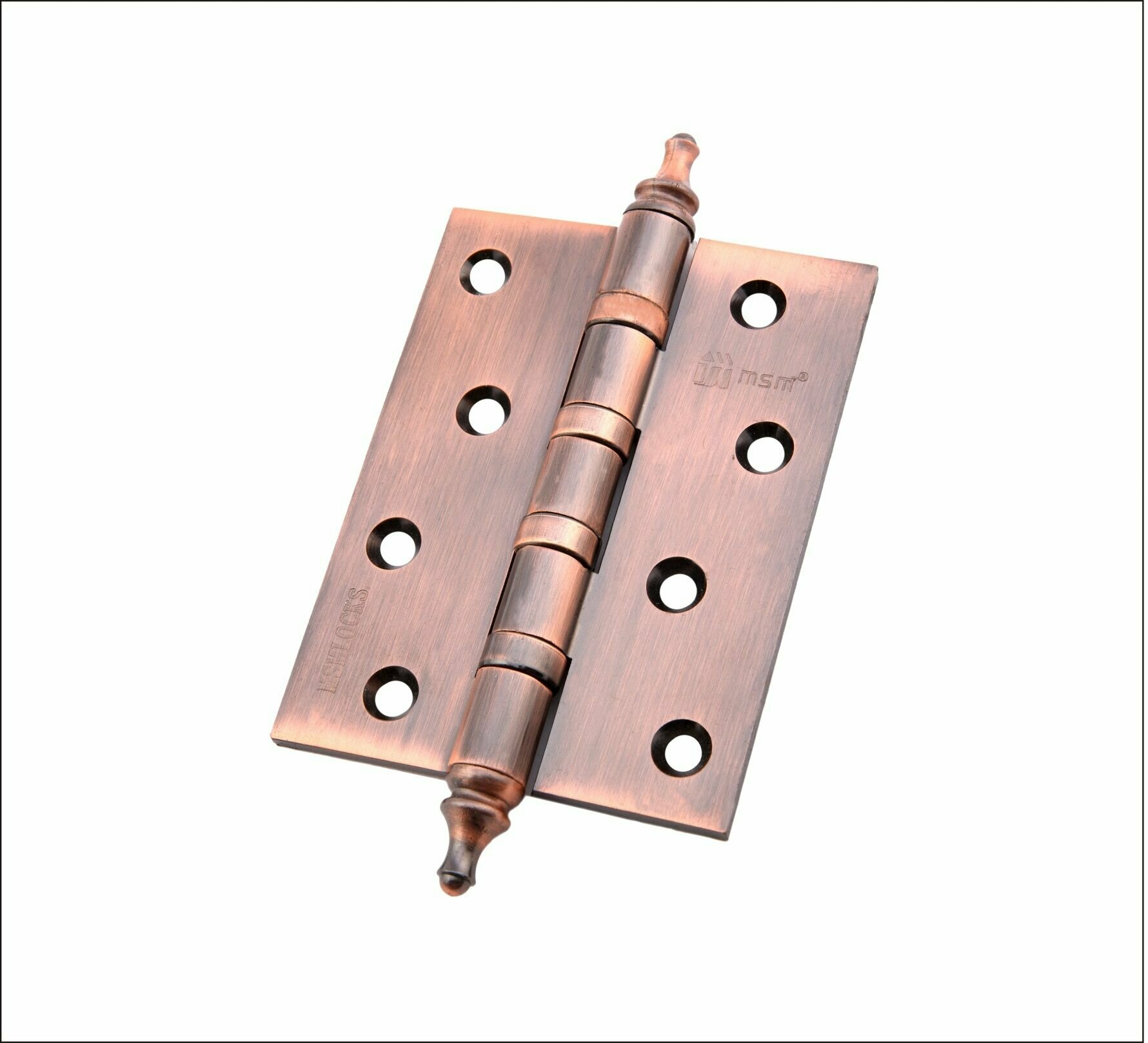 MSM Петли латунные унверсальные с колпачком 100мм 2шт. 4ZK AC (Медь)