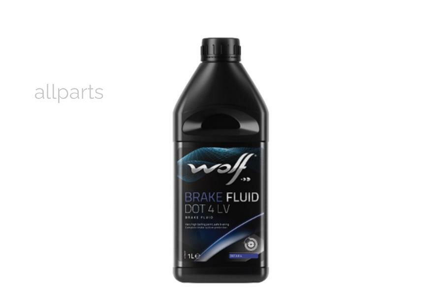 WOLF OIL 1047758 Жидкость тормозная BRAKE FLUID DOT 4 LV 1L