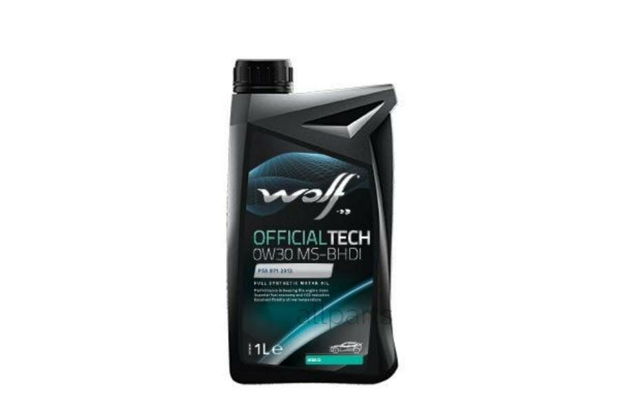 WOLF OIL 8323393 Масло моторное OFFICIALTECH 0W30 MS-BHDI 1L