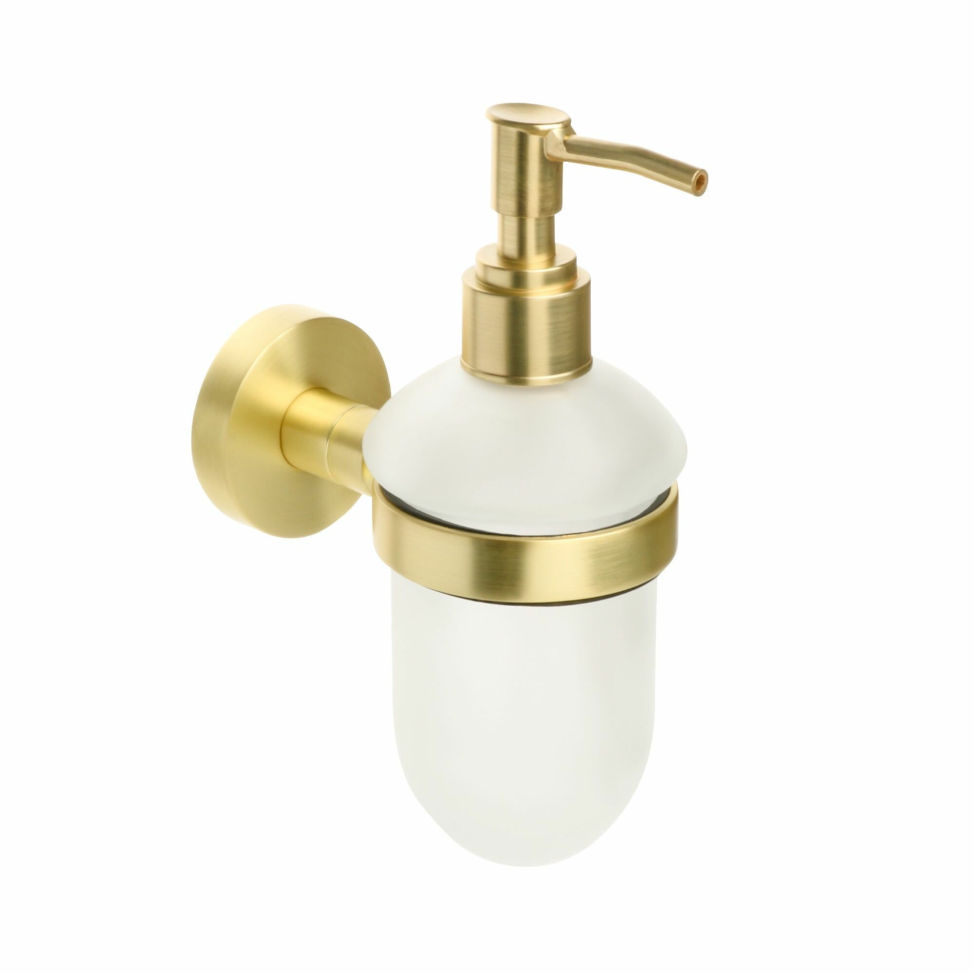 Дозатор жидкого мыла для ванной Fixsen Comfort Gold FX-87012 золото-сатин