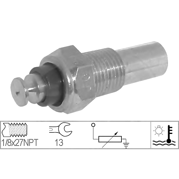 ERA 330089 (0905231 / 1590 / 32070) датчик температуры охлаждающей жидкости chevrolet: evanda 2.0 05-, Lacetti (Лачети)