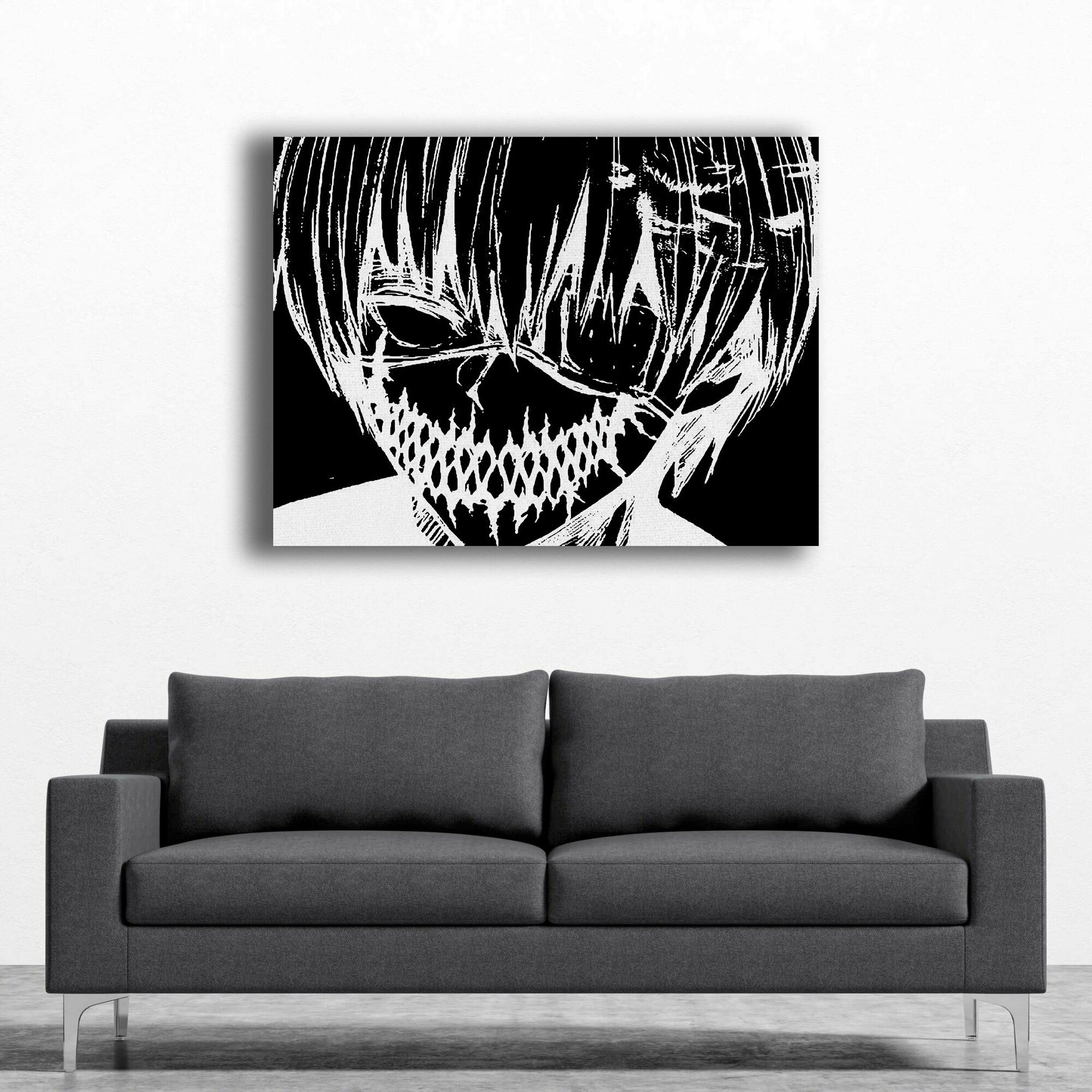 Интерьерная картина на холсте / dead inside / zxc 50*70