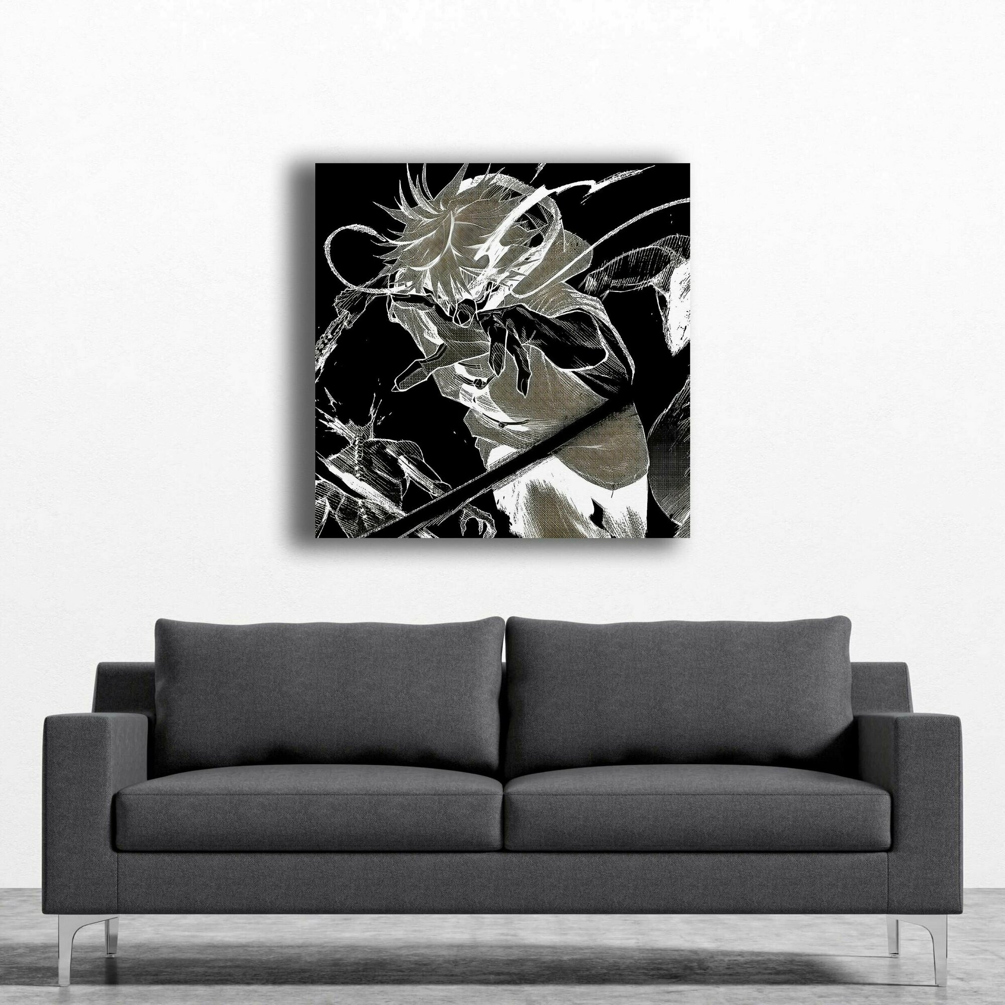 Интерьерная картина на холсте / dead inside / zxc 60*60