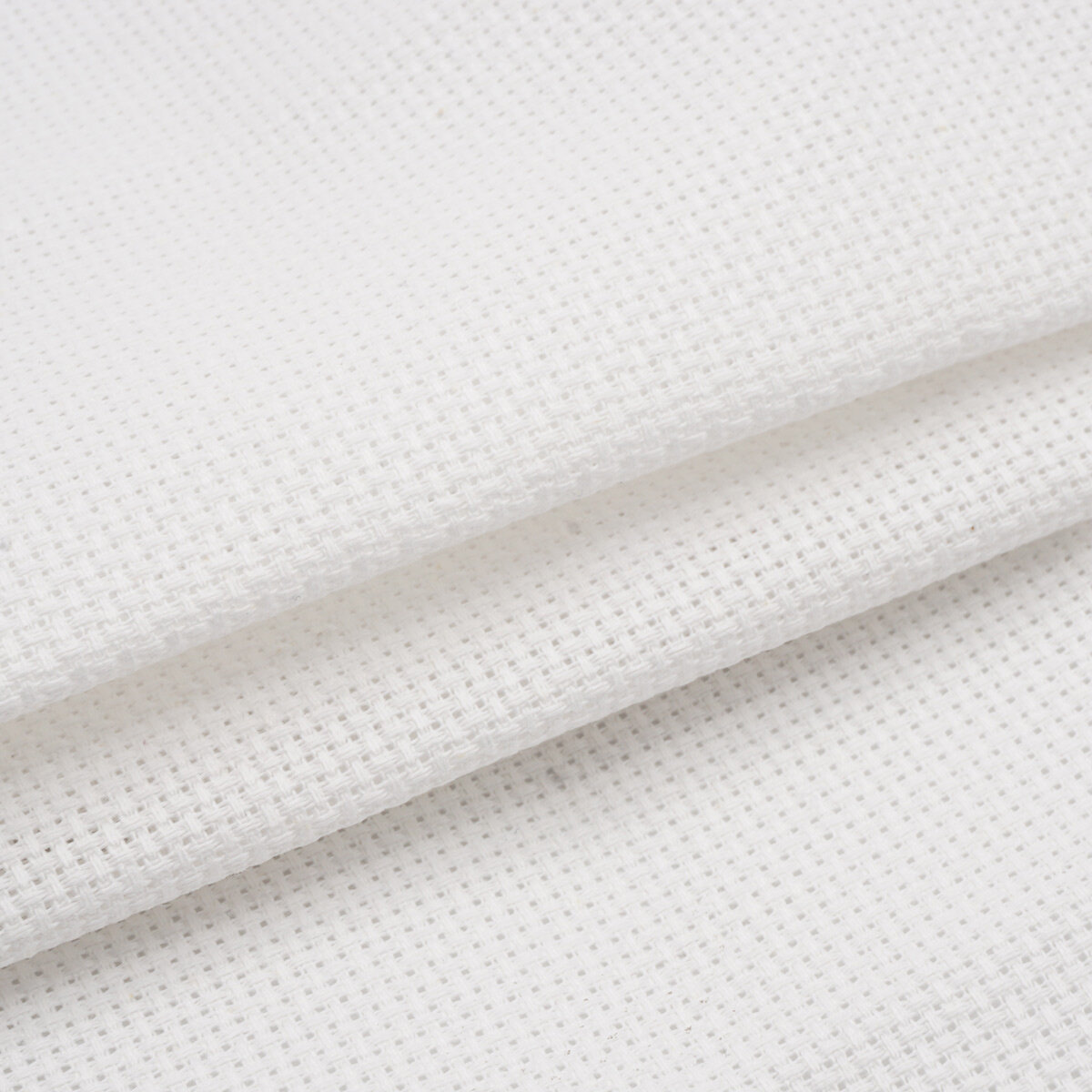 Канва для вышивания Aida 16 каунта, 150см*50м, белая, 100% хлопок, Bestex