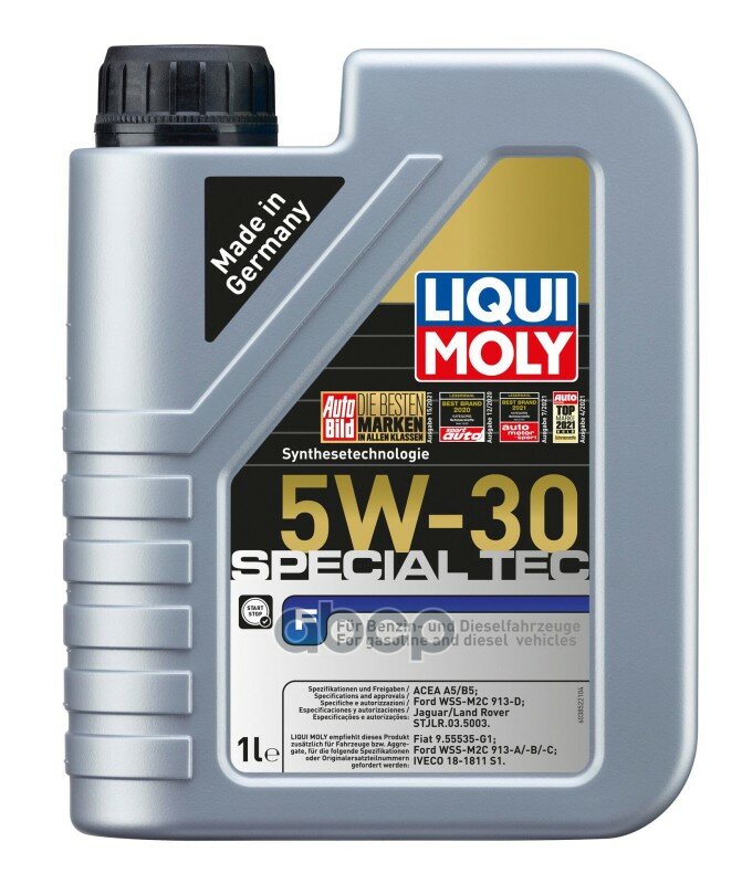 LIQUI MOLY Масло моторное LIQUI MOLY Leichtlauf Special F 5W-30 синтетическое 1 л 2325 / 3852 / 8063