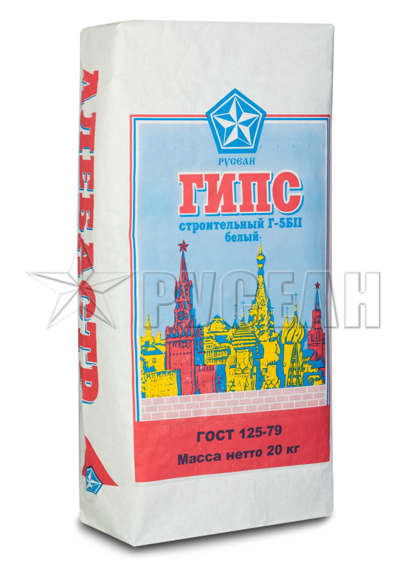 Алебастр Русеан 20кг