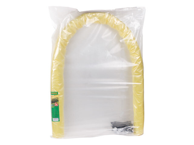 Парник "Ранний" Большой 4м, остров комфорта (чехол из пленки, устойчивой к ультрафиолету. ширина: 60-90 см, высота: 90-60 плёнка желтого цвета) (48 (4814692000554)
