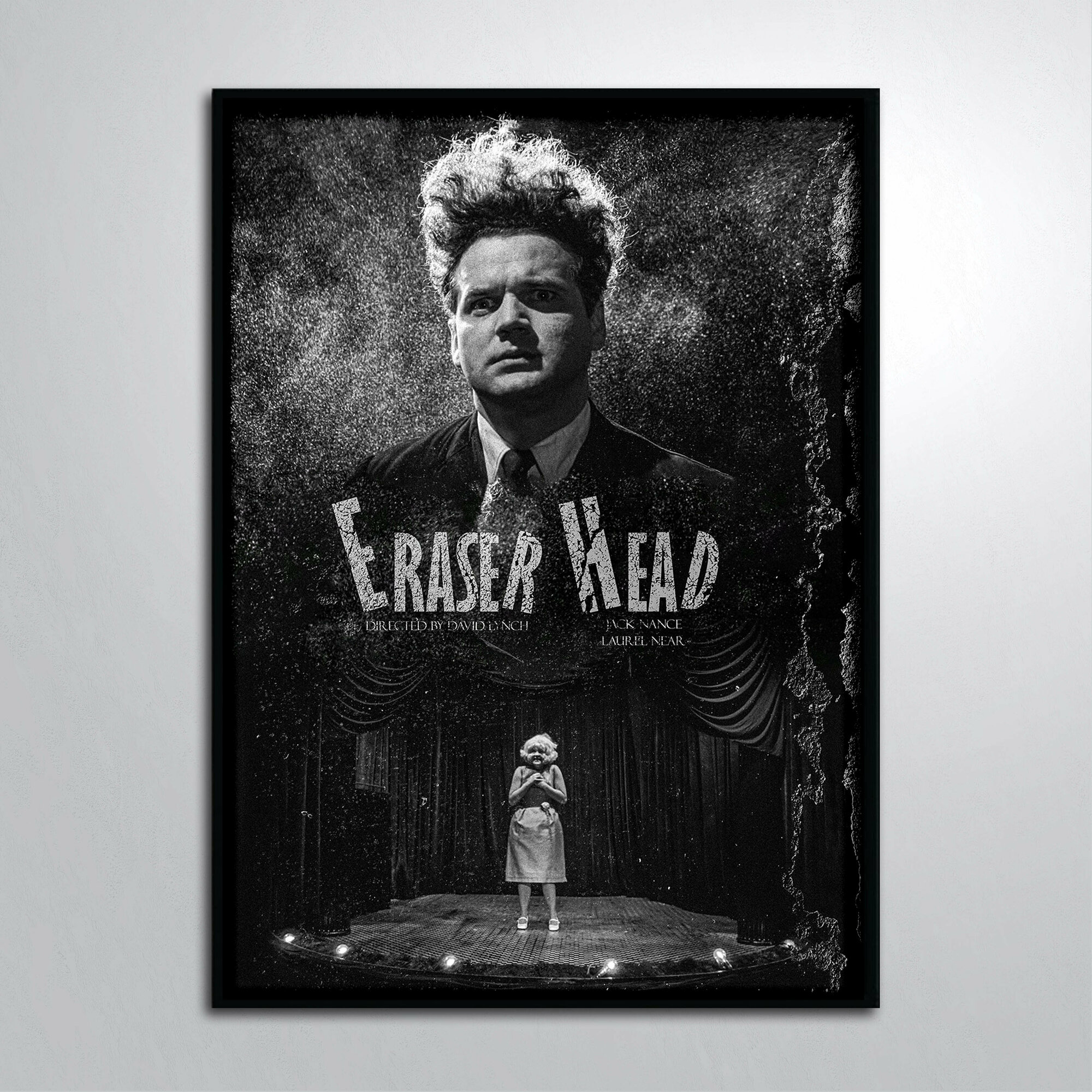 Постер без рамы/Дэвид Линч Голова-ластик Сцена Eraserhead