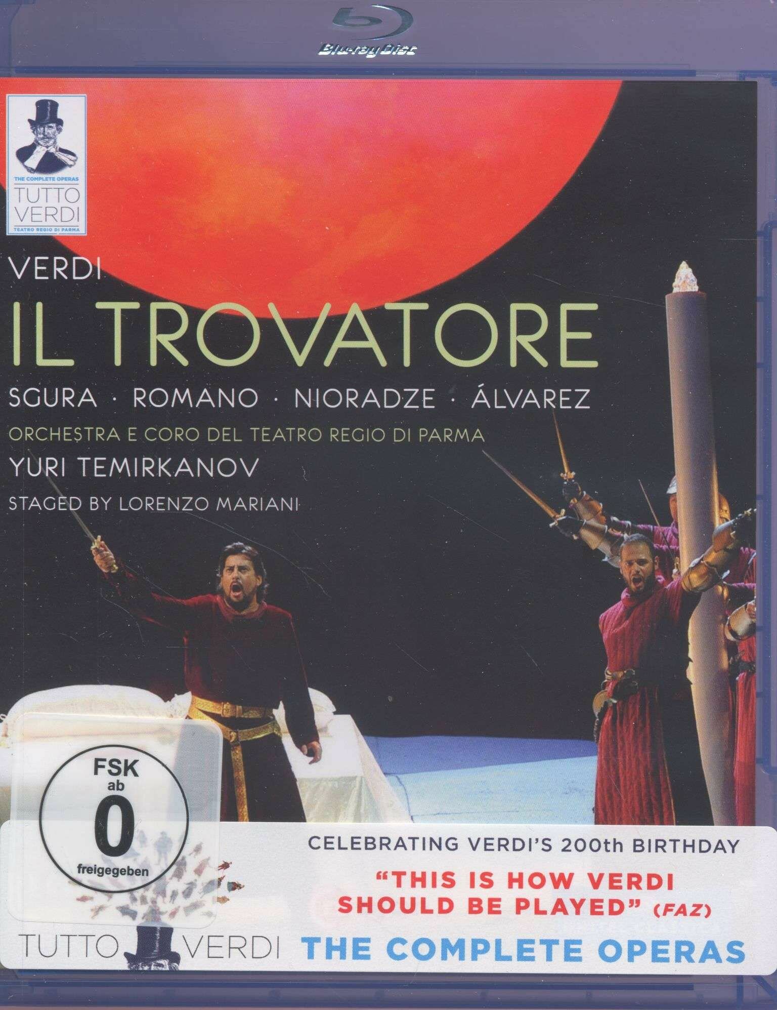 Диск Giuseppe Verdi (1813-1901) - Tutto Verdi Vol.17: Il Trovatore (Blu-ray) (1 BR)