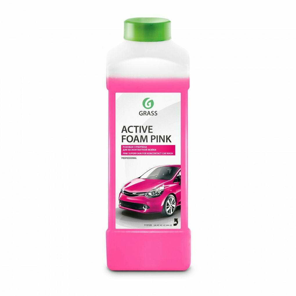 Grass Активная пена для бесконтактной мойки Active Foam Pink 1 л 1.31 кг розовый