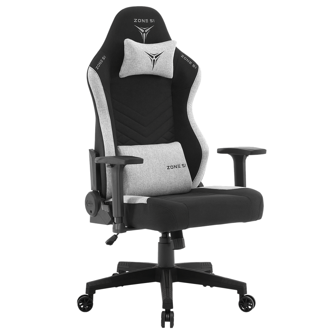 Кресло компьютерное игровое зона 51 бастион (Кресло компьютерное игровое ZONE 51 BASTION) Черное (Black)