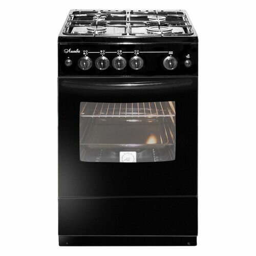 Газовая плита Лысьва ГП 400 М2С-2у, газовая духовка, без крышки, сталь, черный