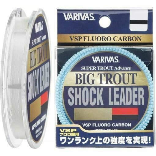 Флюорокарбон VARIVAS BIG TROUT SHOCK LEADER VSP FLUOROCARBON 30m #2 8lb