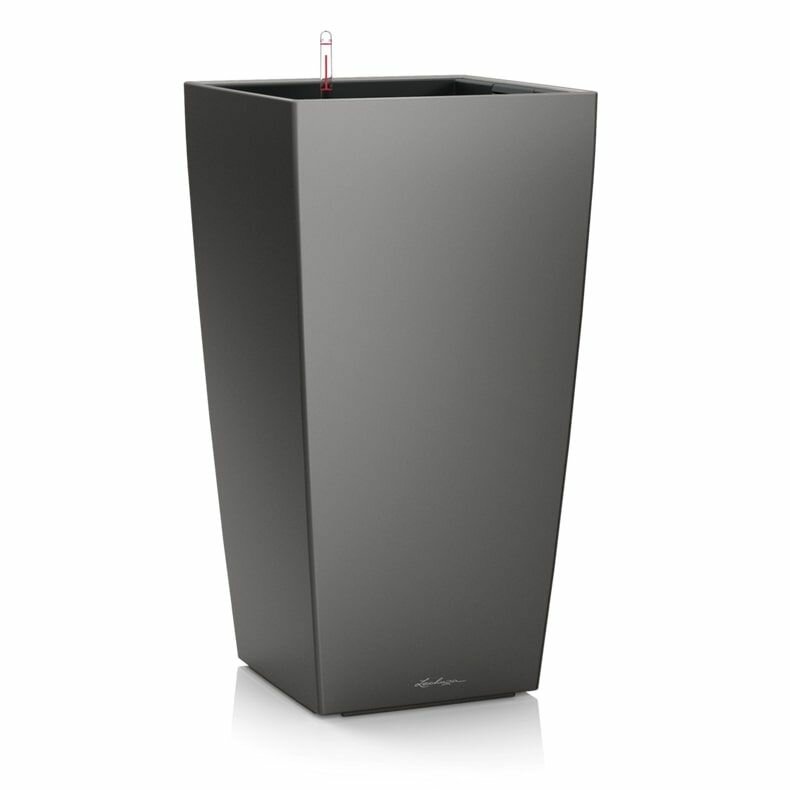 Кашпо/горшок для комнатных растений Кашпо Lechuza Cubico 22 антрацит