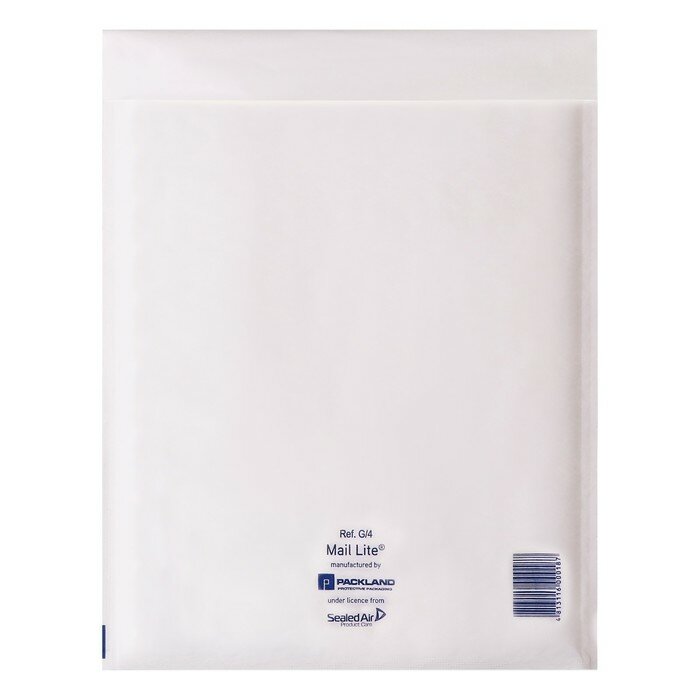 Набор крафт-конвертов с воздушно-пузырьковой плёнкой Mail lite G/4, 24 х 33 см, 5 штук, white