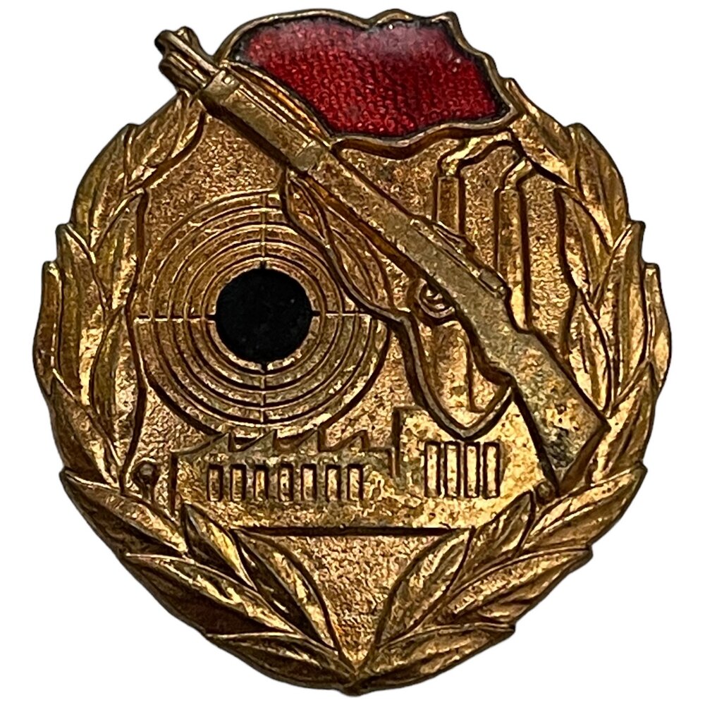 Знак "Стрелковый зачет Боевых рабочих групп" бронза 1971-1990 гг. (2)