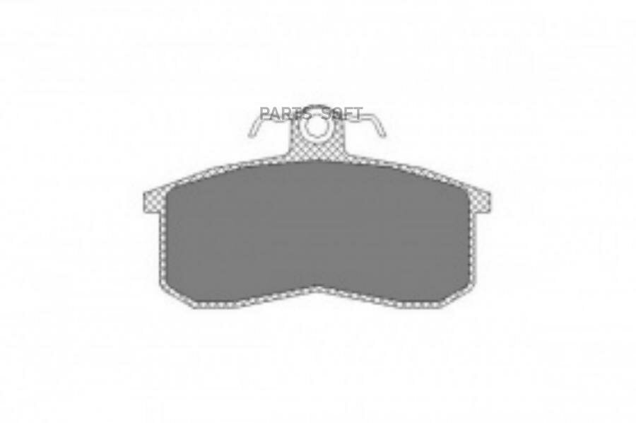 SCT GERMANY SP 101 Колодка передняя SCT ВАЗ 2108-2115