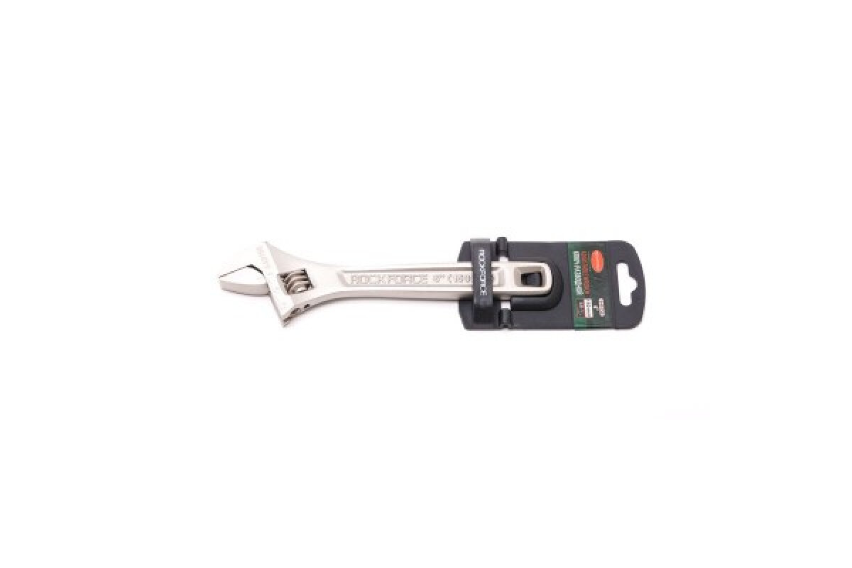 Ключ разводной ROCKFORCE RF-649150 Profi, CRV, 6"-150 мм, захват 0-20 мм, пластиковый держатель