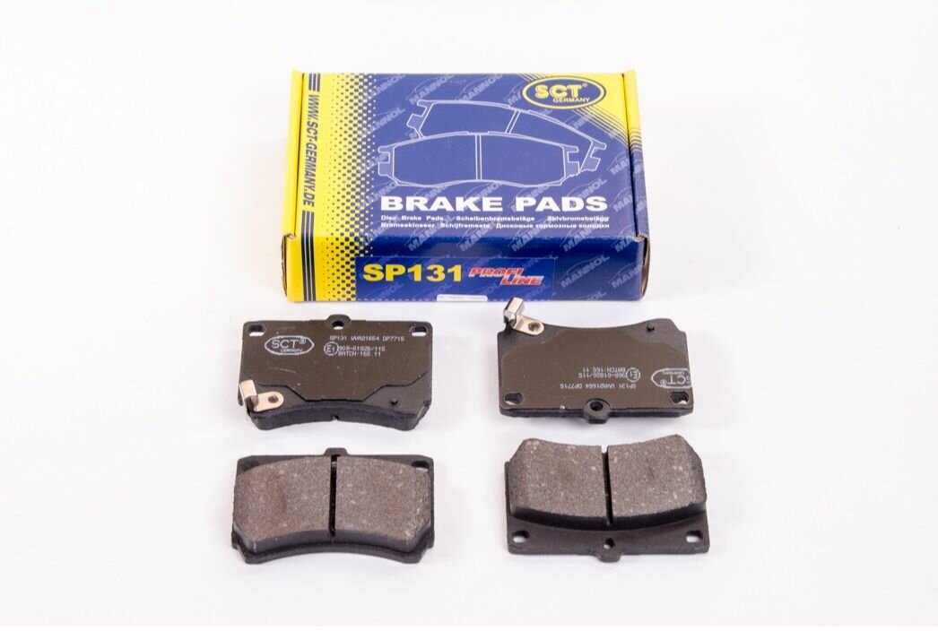Колодки тормозные передние для Kia Rio (2000-2005 г), Mazda 121 (1990-1996), 323 (с 1990/1996 г) комплект 4 шт. арт SP131