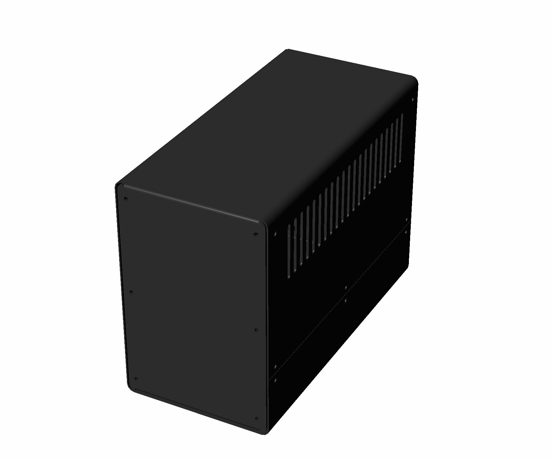 UC120x250-180 Универсальный металлический корпус для радиоэлектронных устройств.