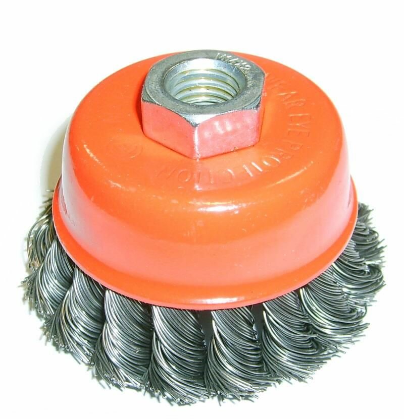 Щетка 'чашка' для УШМ витая 100мм М14