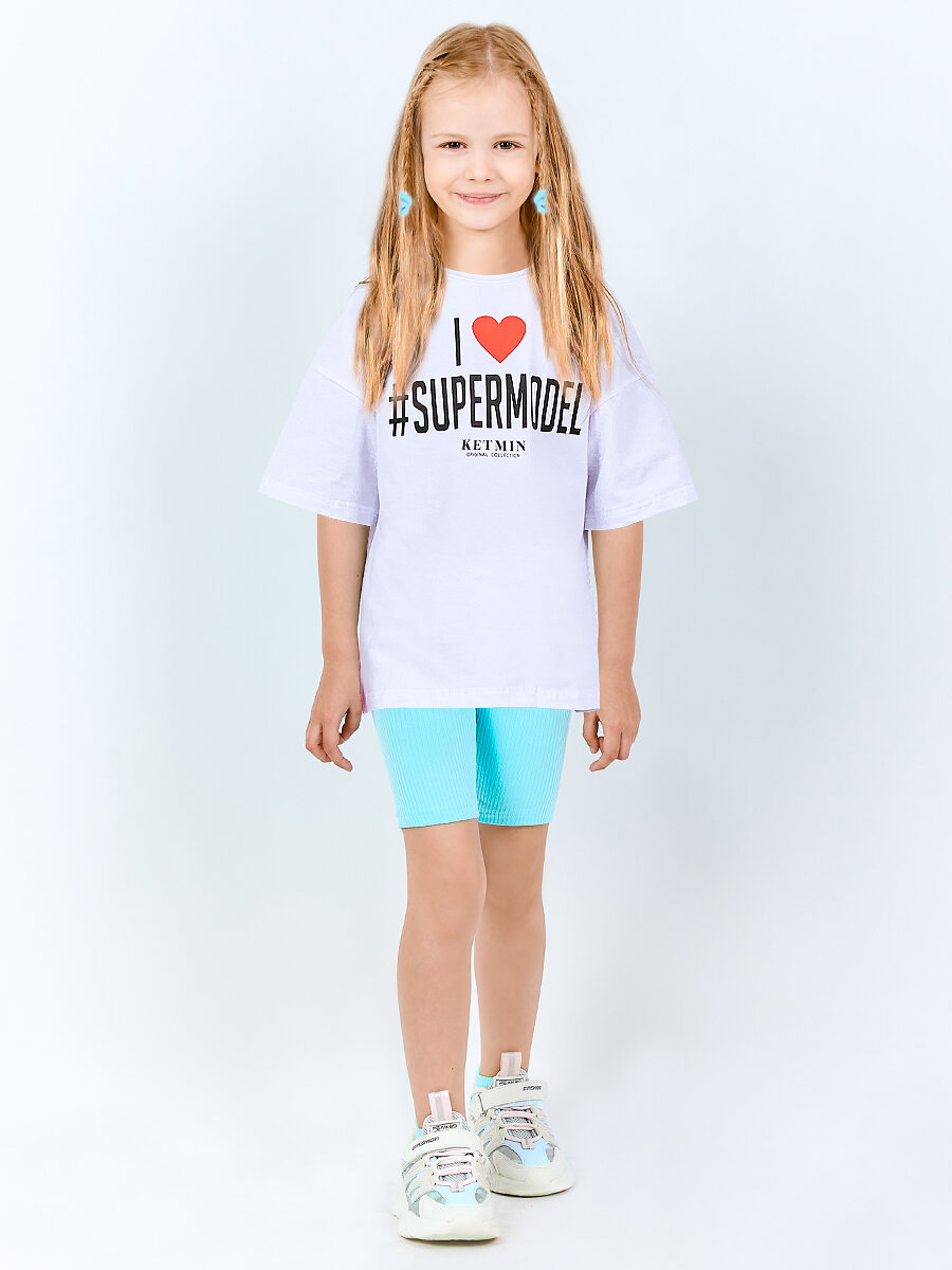 Велосипедки трикотажные FITNESS лапша в рубчик