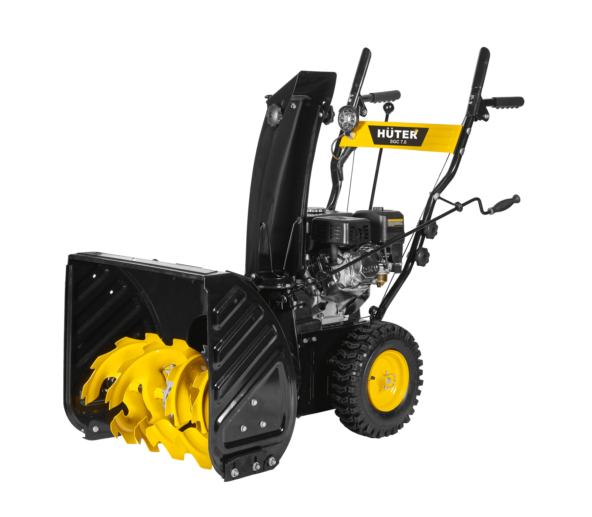 Снегоуборщик бензиновый Huter SGC 7,0 - 7 л. с, скорости - 5 вперед/2 назад